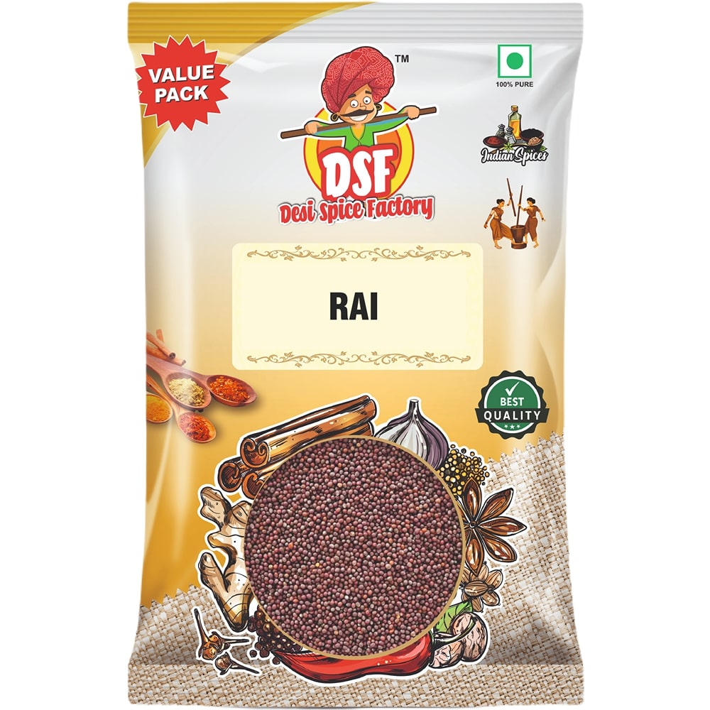 DSF Mustard Fine (Rai) Whole | 100gram – Desi Spice Factory